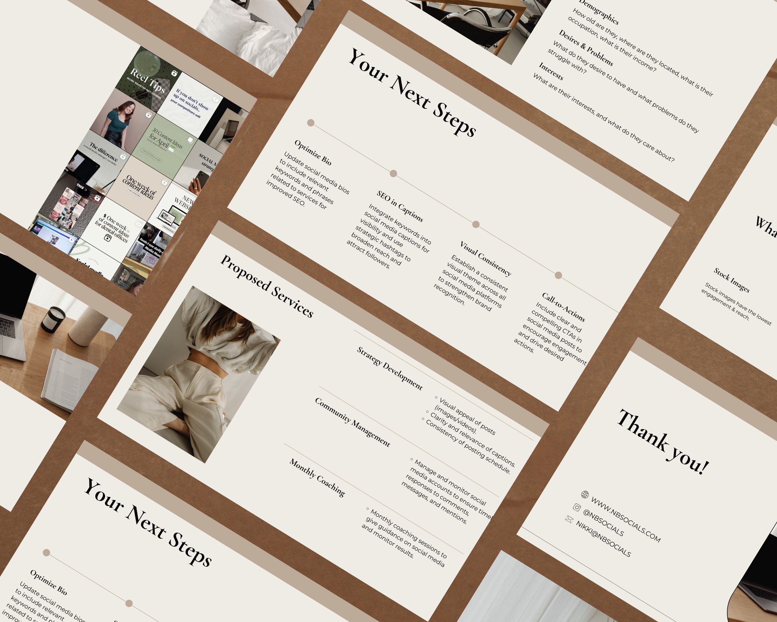 Editable Instagram Audit Template for Social Media Managers - Aesthetic ...