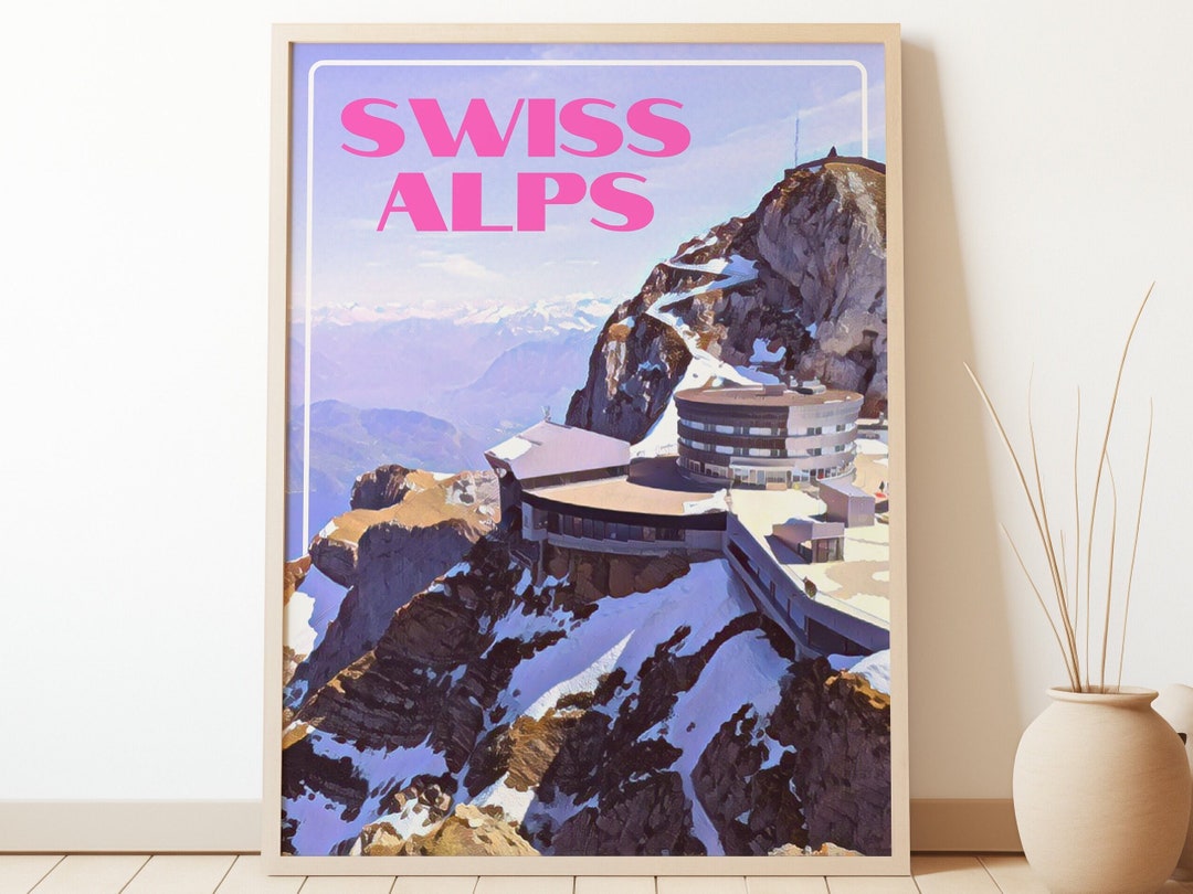 Swiss Alps, Switzerland Travel Print | Swiss Alps, Switzerland Poster ...