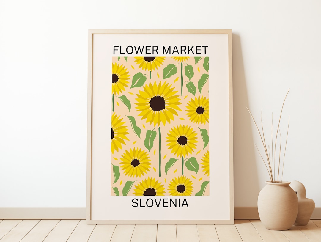 Slovenia Travel Print Slovenia Poster Retro Travel Poster Gallery Wall ...