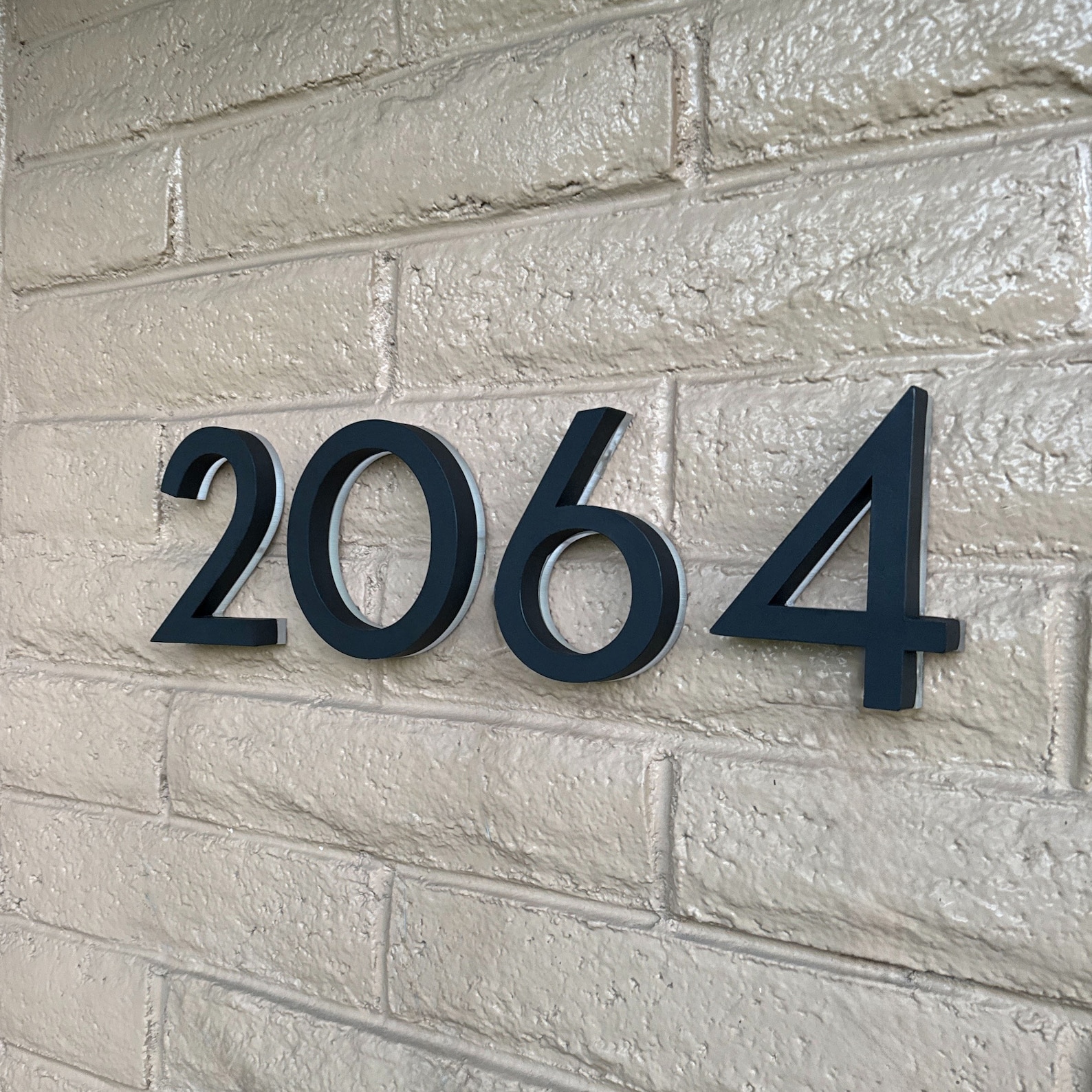 Modern House Numbers | Electrical With 24V LED Transformer ...