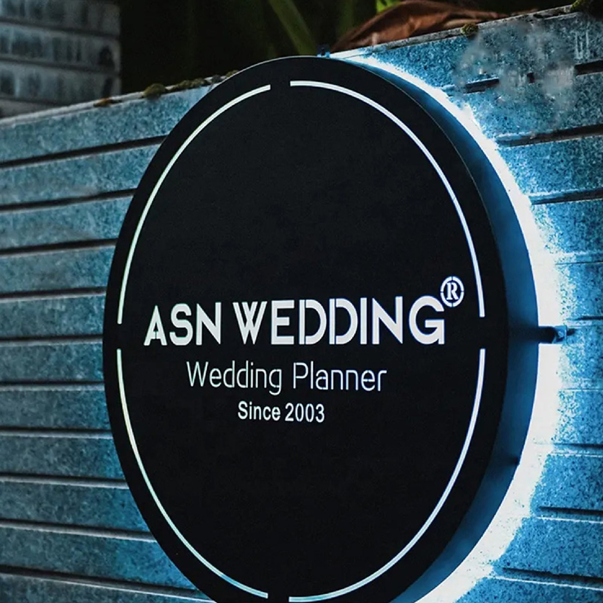 Custom LED 3D Backlit Business Logo Sign Signage, Metal LED Light Box ...