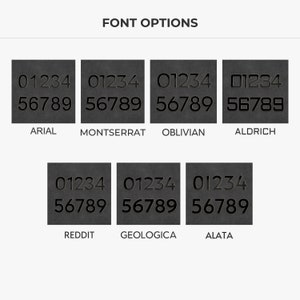 Modern House Numbers | Electrical With 24V LED Transformer ...