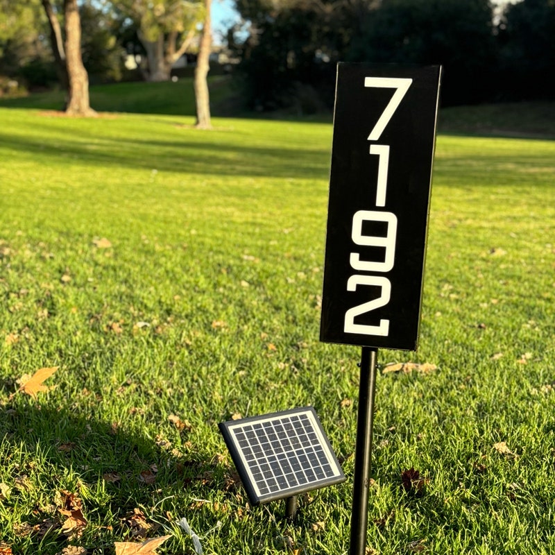 House Number Yard Sign - Etsy