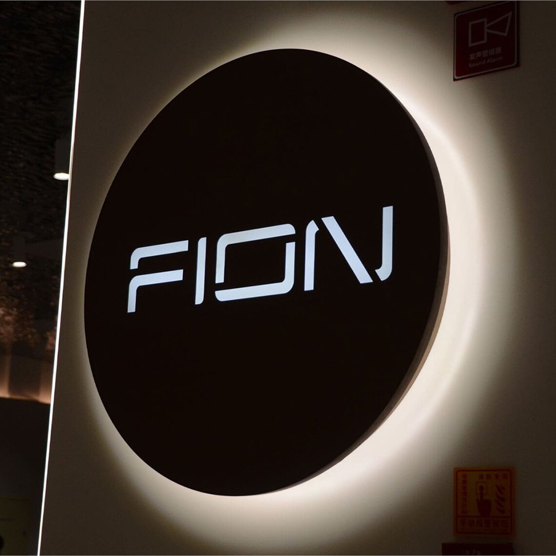 Custom LED 3D Backlit Business Logo Sign Signage, Metal LED Light Box ...