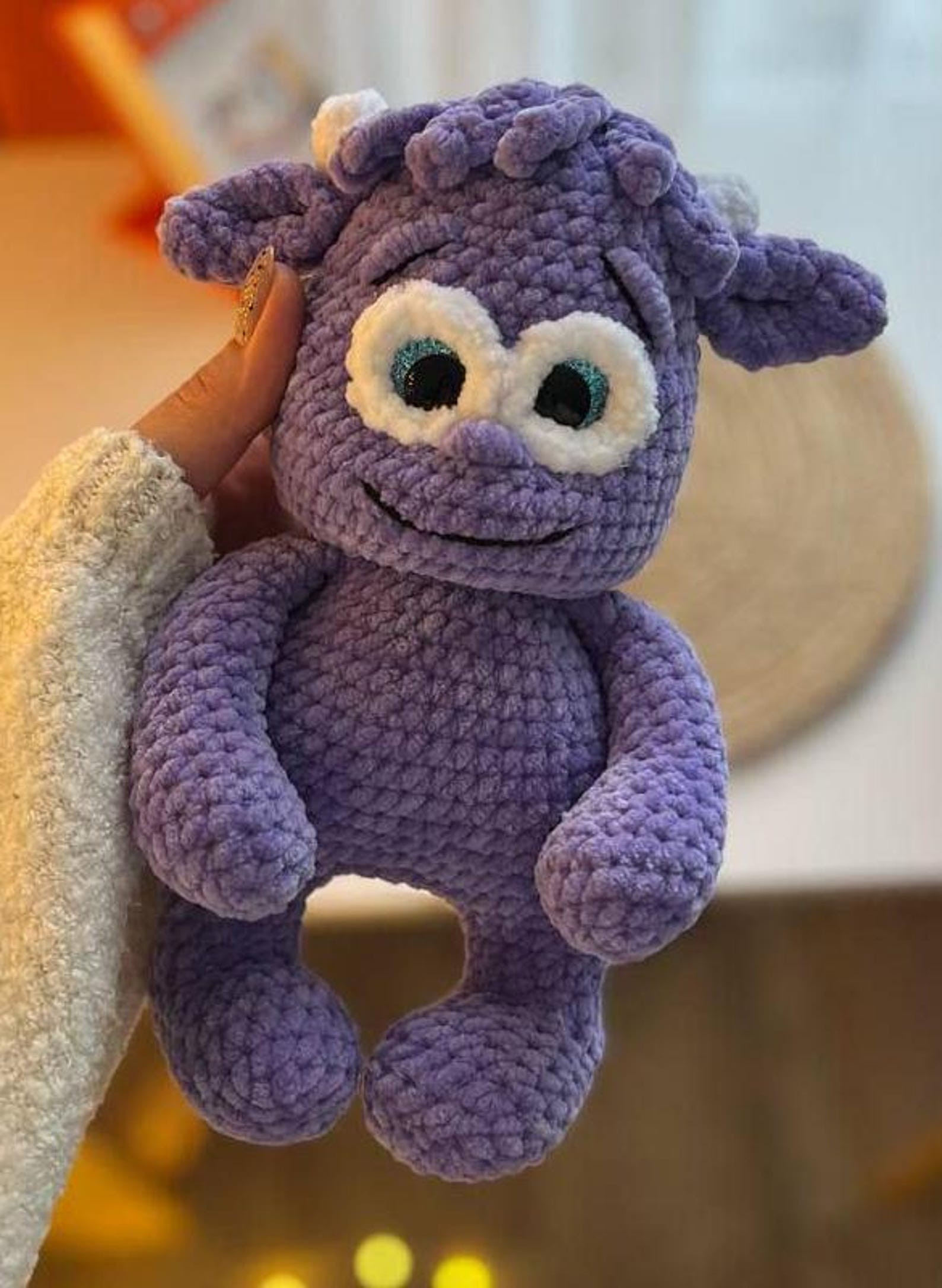Crochet Monster PATTERN, Amigurumi Crochet Pattern in English, Cute ...