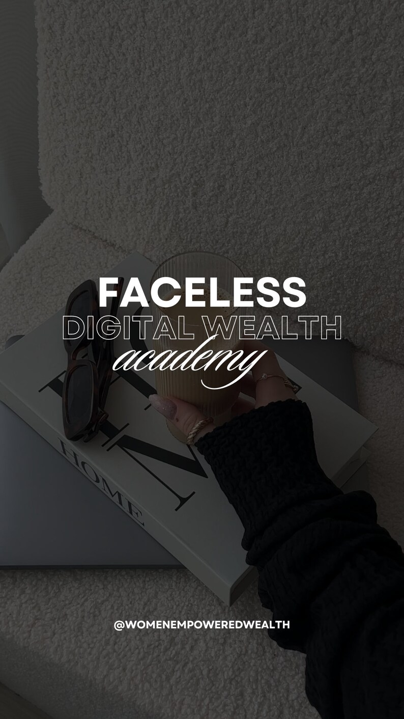 FACELESS Guide - How to Create & Sell Digital Product - Etsy UK