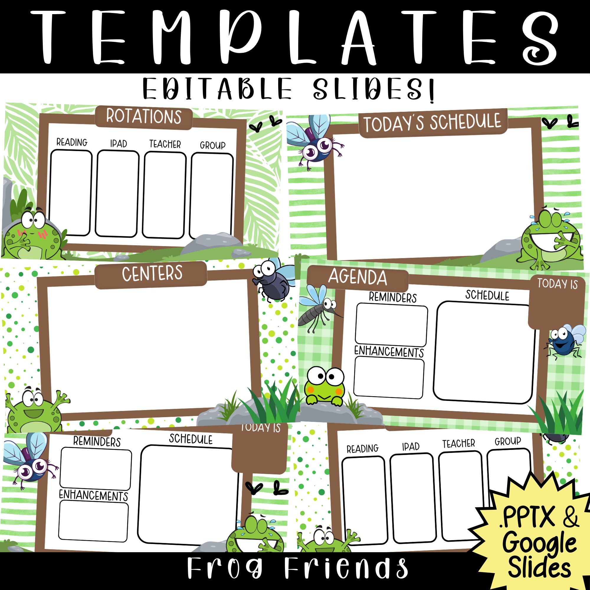 Leap Day Frog Classroom Daily Google Slides Templates Leap Year Frog ...