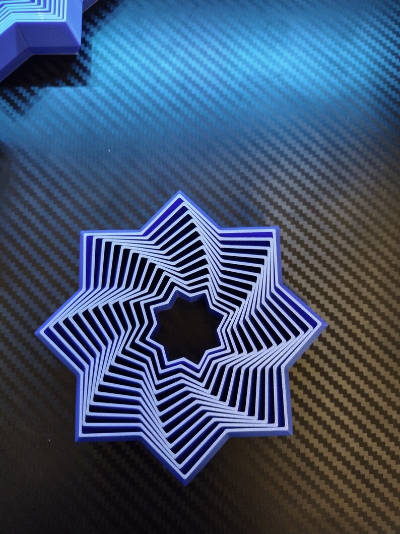 Fidget Star 3D Printed Toy Sensory Stim Fidget Stress Relief Flexible ...