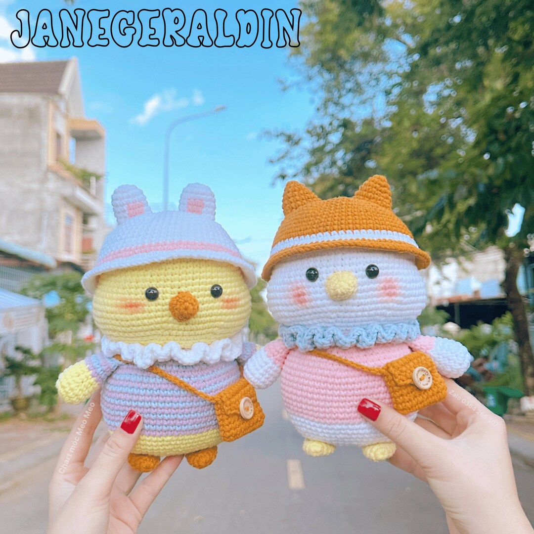 Crochet PATTERN Jibee Nari Chick ,amigurumi Pattern, Crochet PATTERN ...