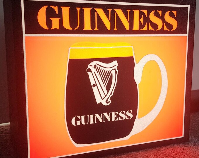 Large Guinness Beer Logo Round Domed Shaped Metal Sign Wall Decor - Etsy