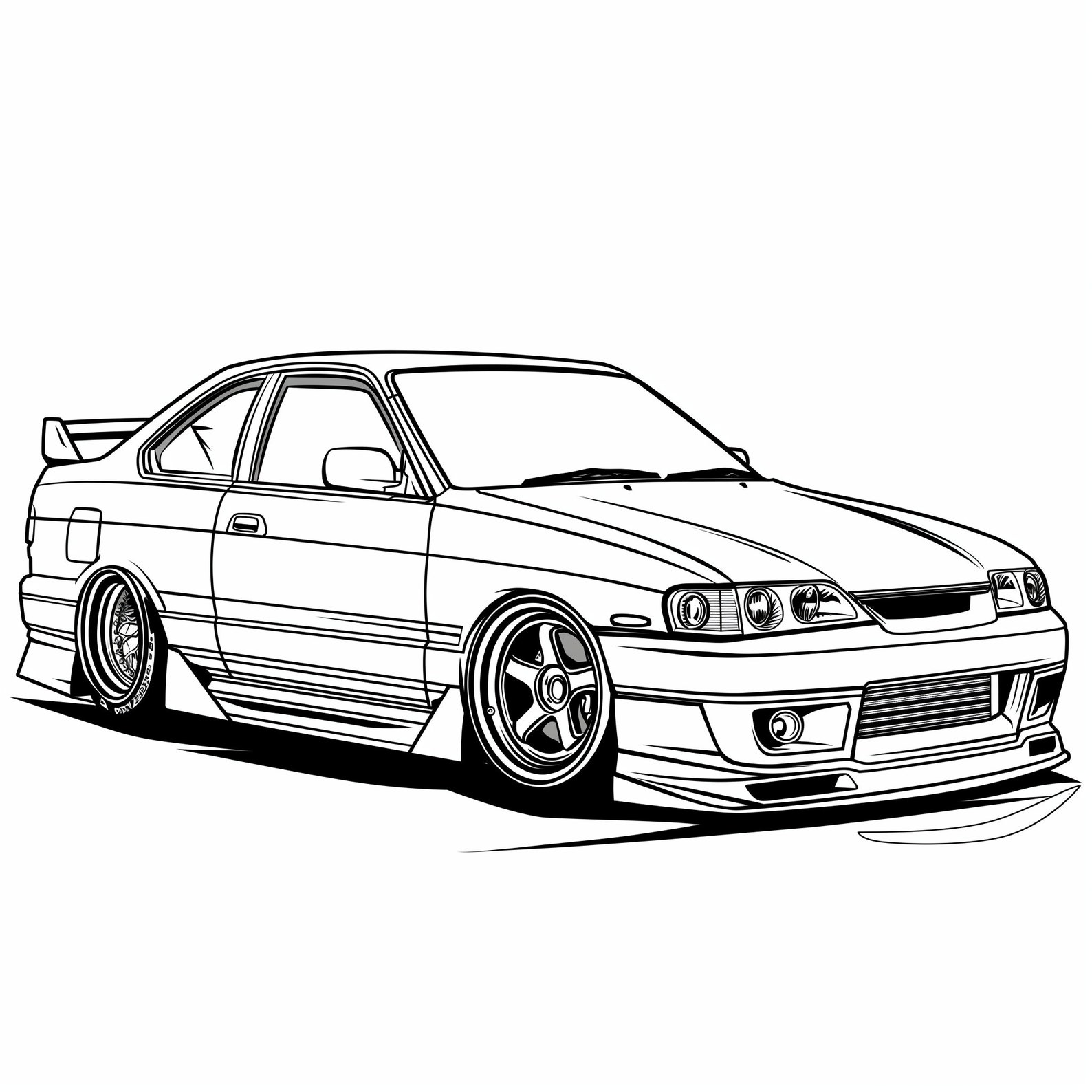 JDM Car Collection: 40+ Iconic Japanese Car Illustrations | Digital ...