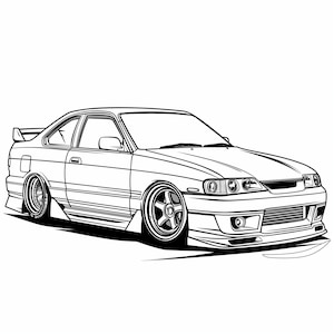 JDM Car Collection: 40+ Iconic Japanese Car Illustrations | Digital ...