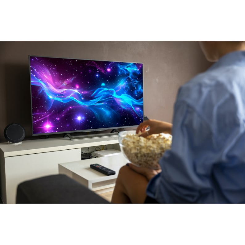 Galaxy Background 16x9 Frame TV, Space Background, Stardust Background ...