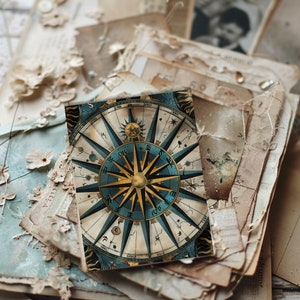 Blu Galaxy Magic Digital Paper, Download Celestial, Printable Galaxy ...