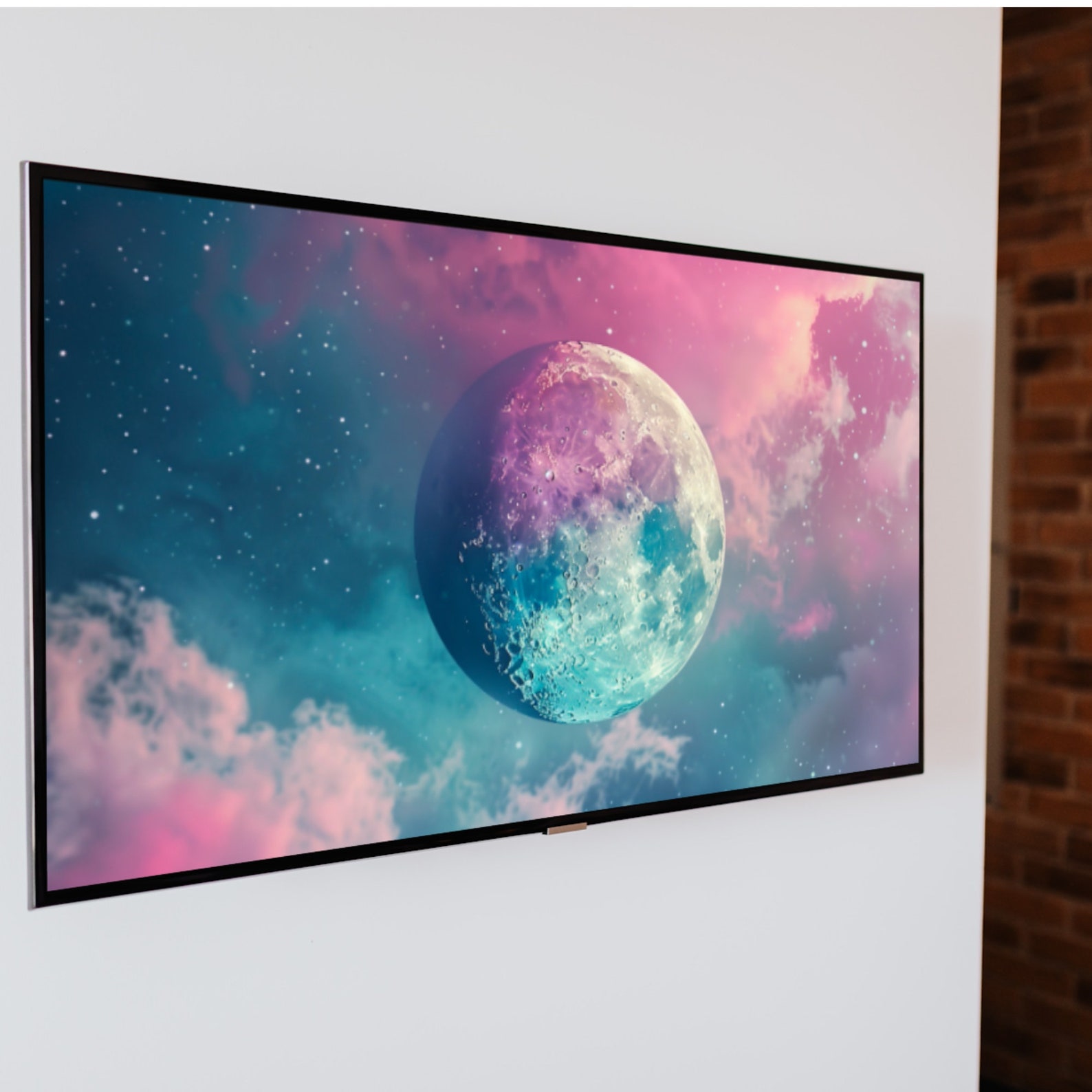 Galaxy Background 16x9 Frame TV, Space Background, Stardust Background ...