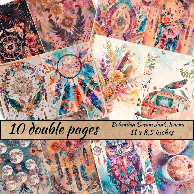 Feather Journal - Etsy