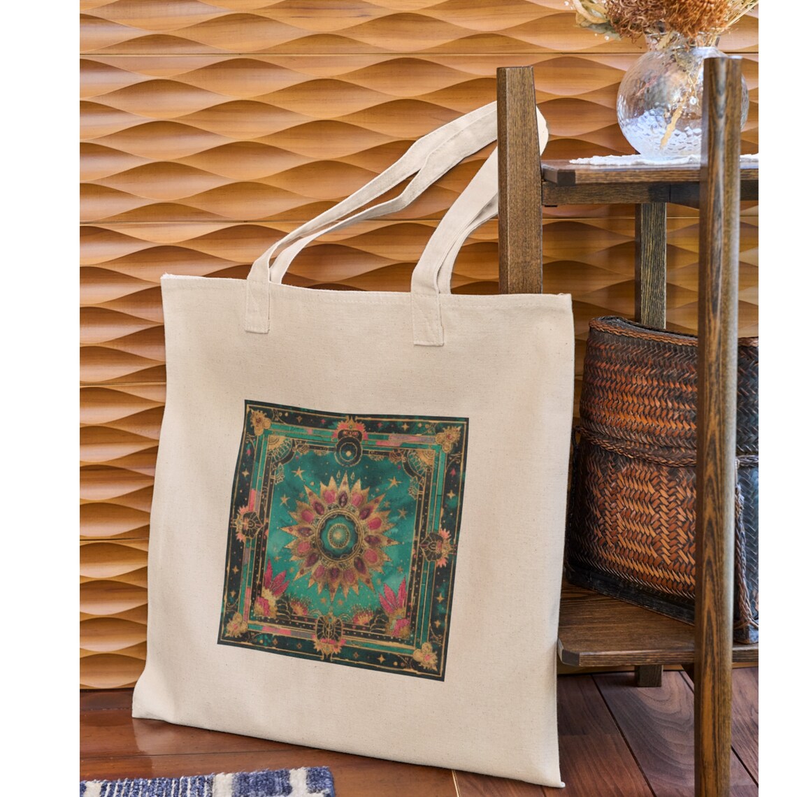 Magic Mandala and Moon, Download Moon Printable Scrapbook Paper ...