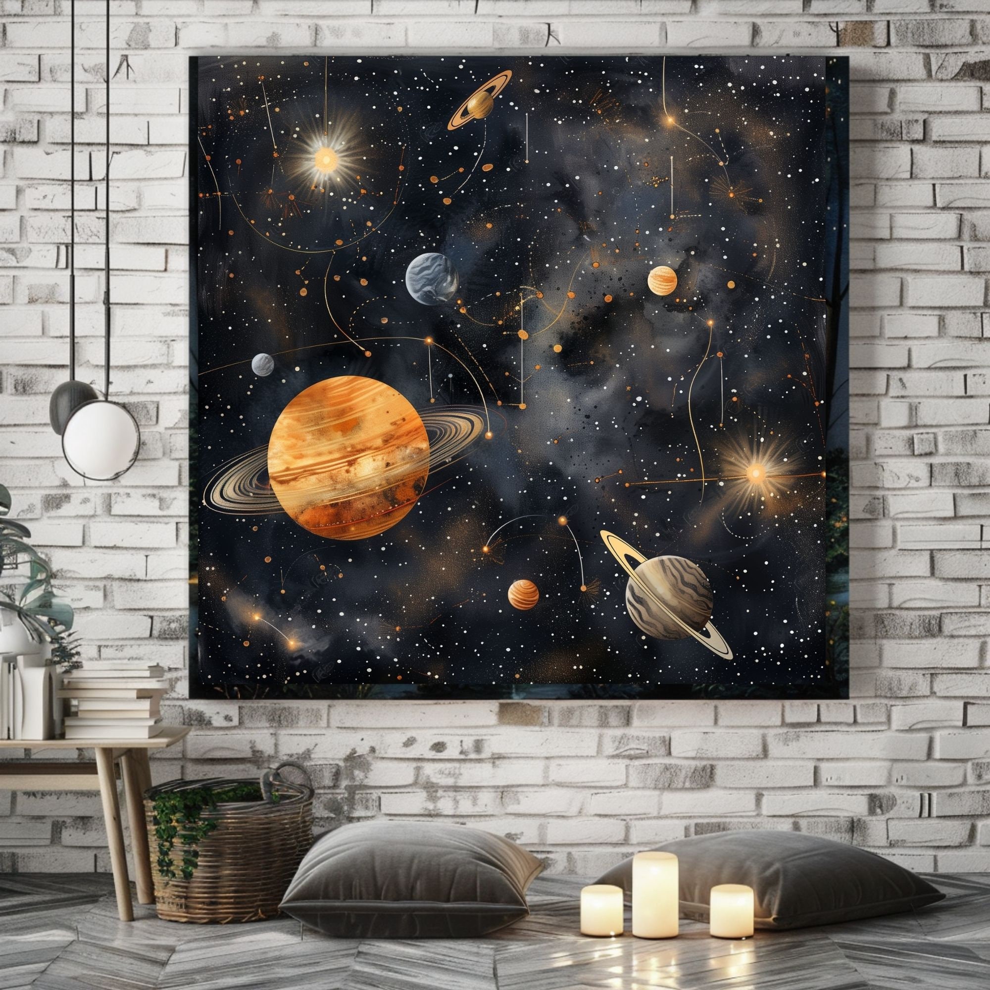 Magic Celestial Digital Paper, Download Celestial, Printable Galaxy ...