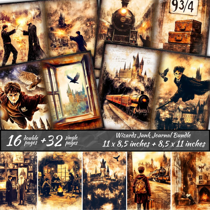 Harry potter paper - Etsy