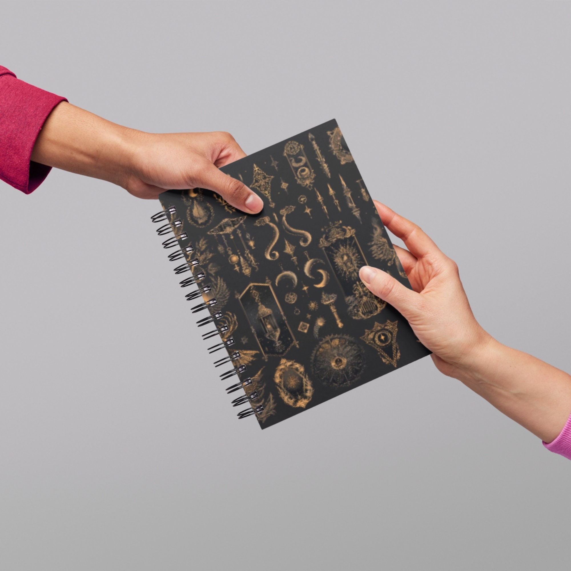 Mystical Journal Digital Paper, Witch Junk Journal Paper Pack ...