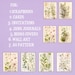 Digital Herbal Scrapbook Kit Vintage Botanical Ephemera Flower ...