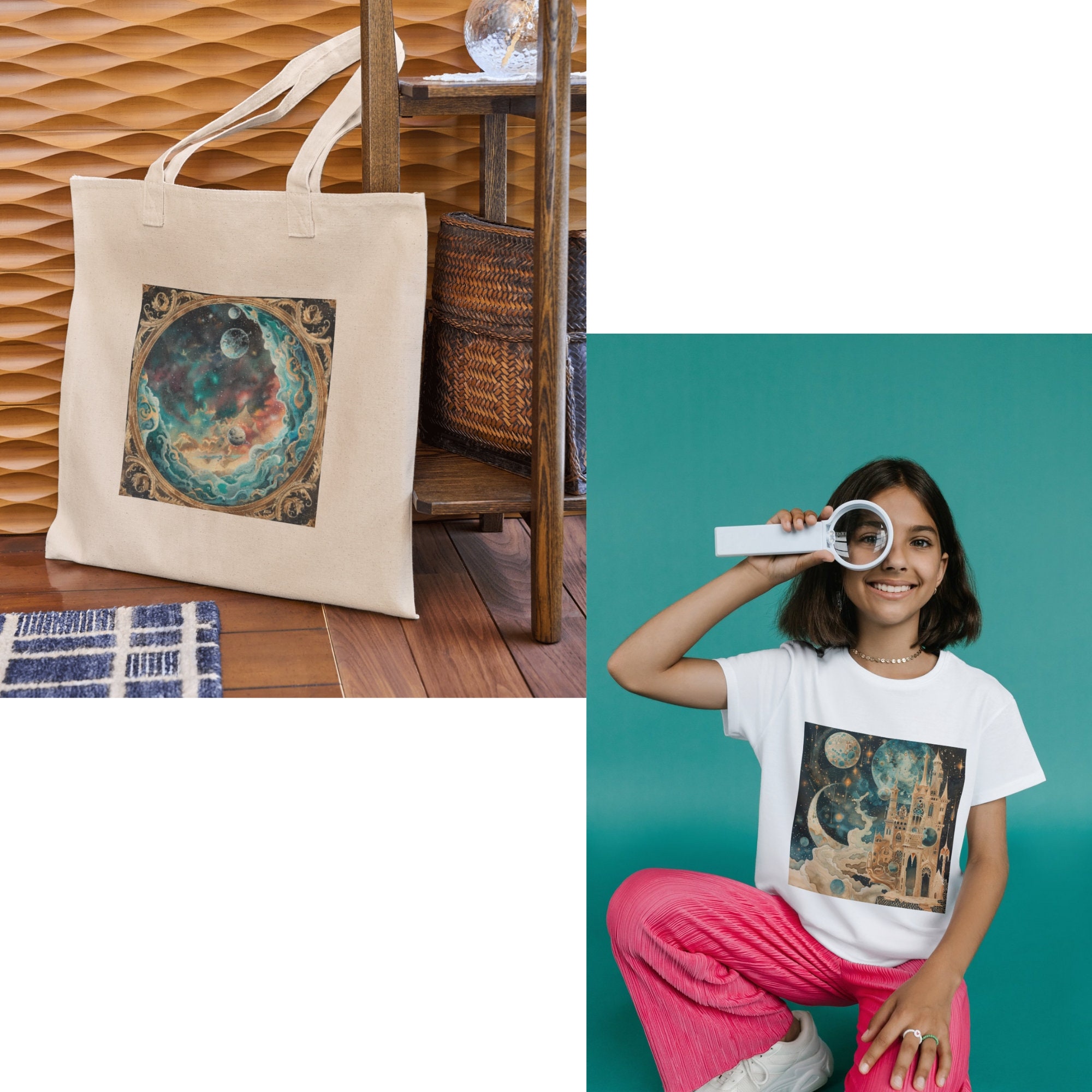 Cosmic Pattern Printable, Galaxy Backdrop, Outer Space Paper, Magic ...