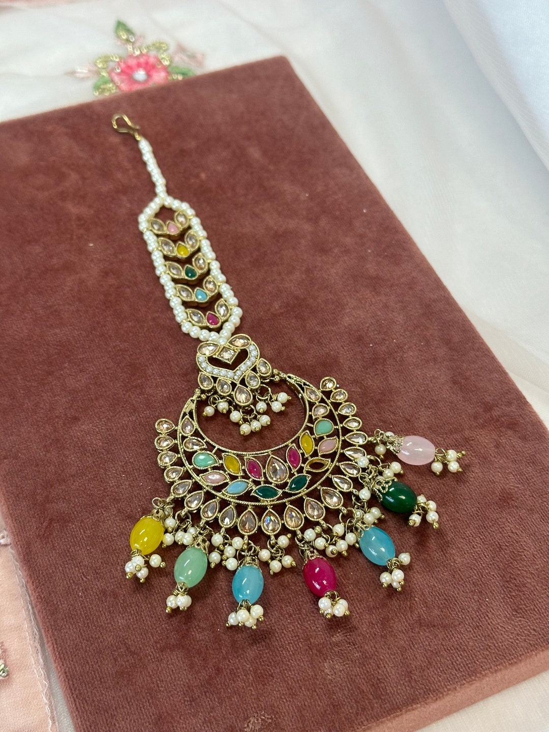 FLASH SALE Half Price Multicolour Large Tikka - Slightly Faulty/ Tikli ...
