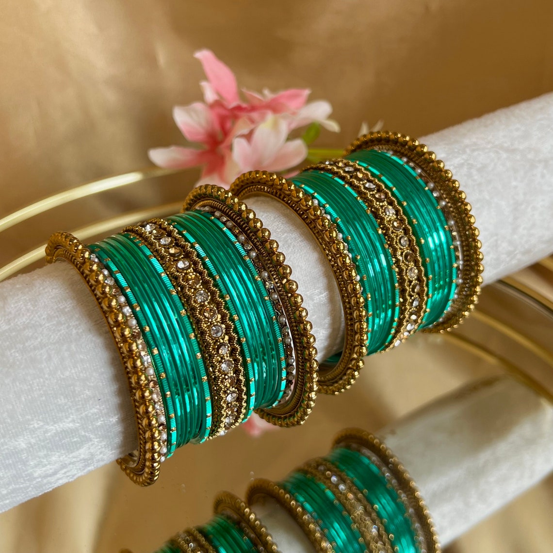 Small Mermaid Bangle Set | Indian Pakistani Jewellery | Fashion ...