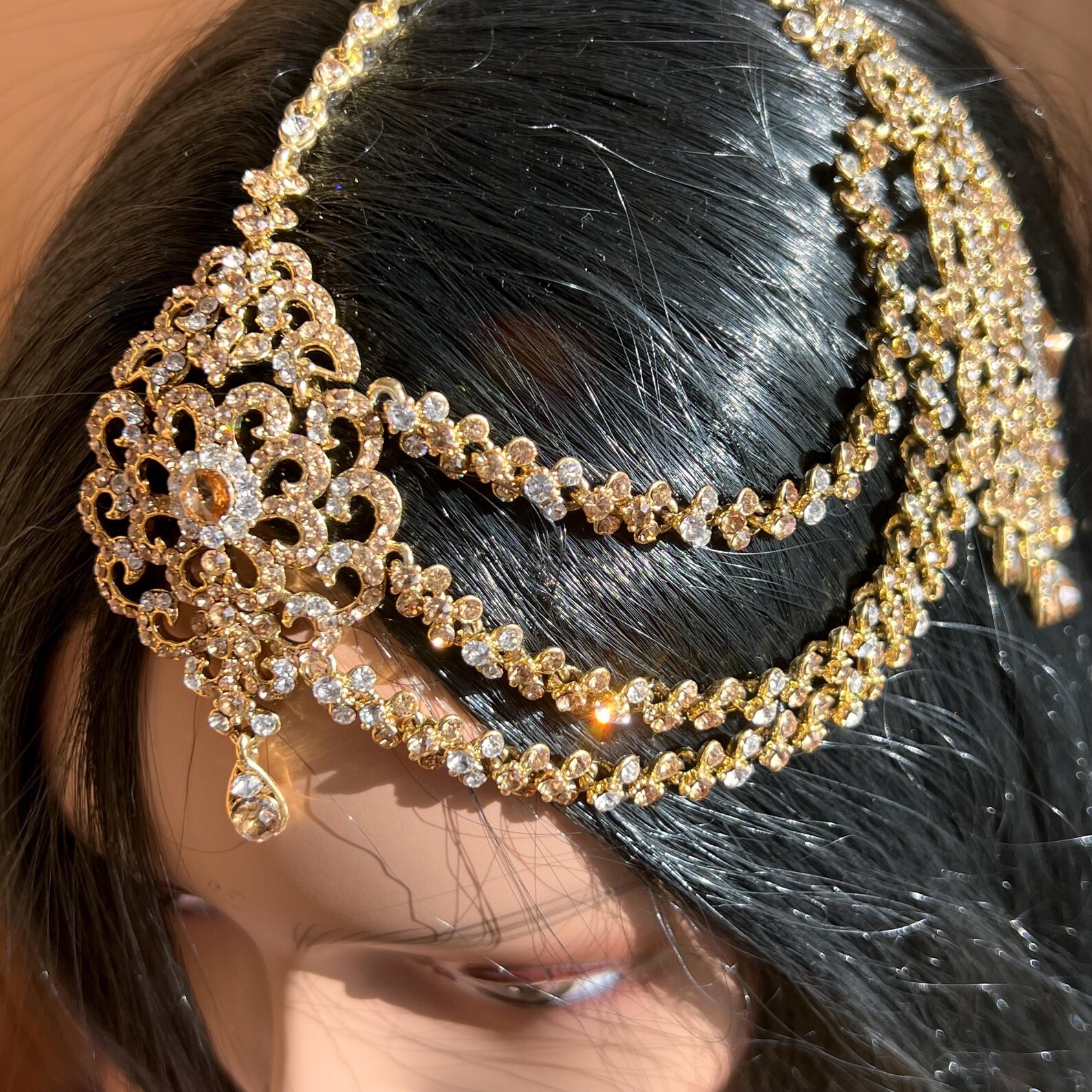 New Fashion Fancy Jhumar! Jhoomar Passa With Tikka One Piece Stylish ...