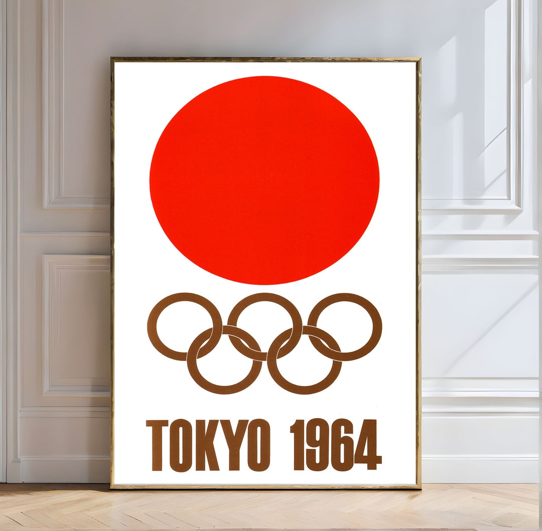 Yusaku Kamekura-tokyo Olympics 1964, Tokyo, 1964, Olympics, Yusaku, Kamekura, Japan, Minimalist ...