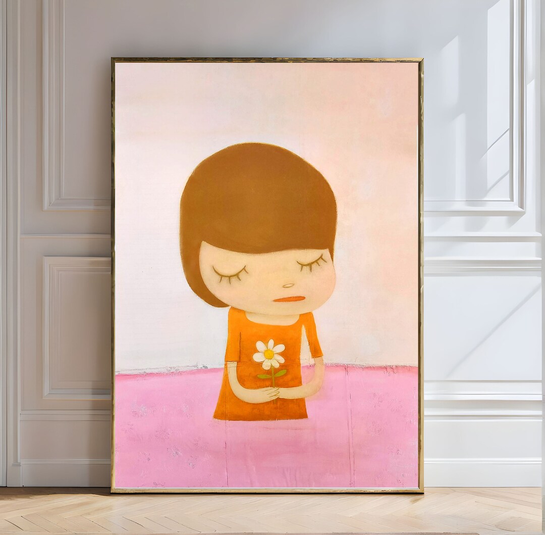 Yoshitomo Nara-in the Pink Water 2010, Yoshitomo Nara, Girl, Flower ...