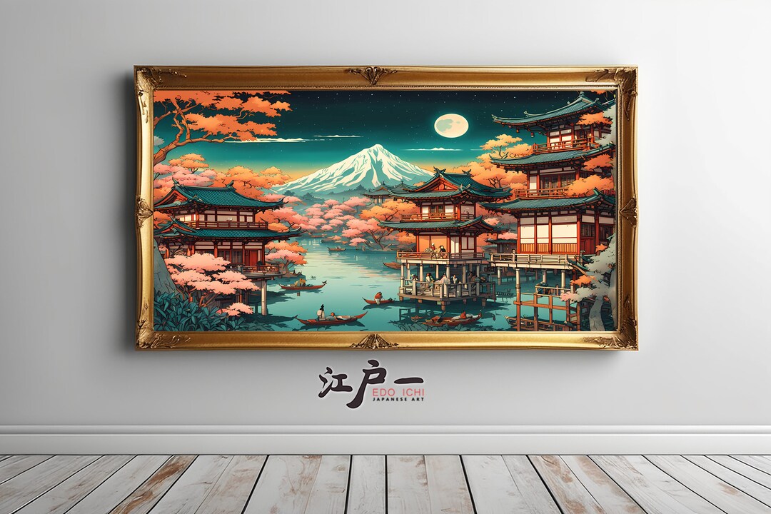 High-quality Printable Wall Art Digital Download Japanese Edo Ichi Art ...