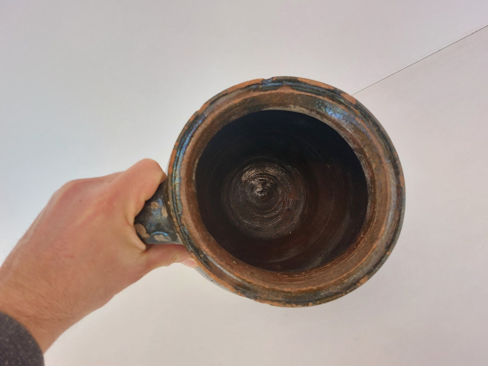 Primitive Vessel, Clay Vessel, Handmade Vessel, Vase, Black Vase, Large ...