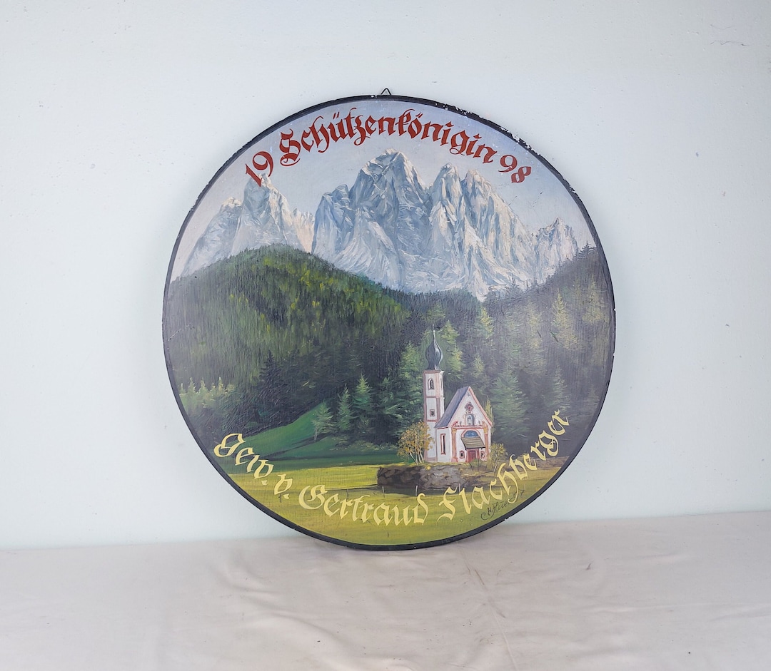 Large Germany Wall Decor, Typical Germany Decor, Wooden Wall Decor ...