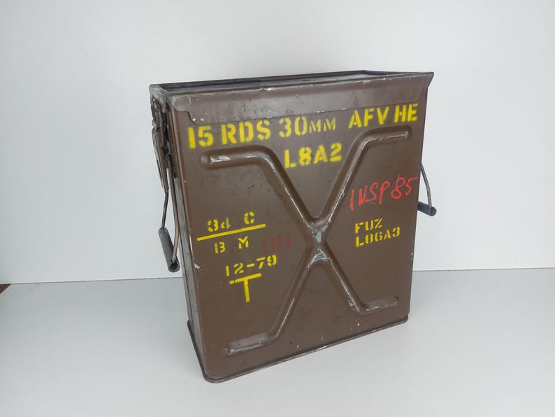 Vintage Military Metal Box, Army Box, Vintage Box, Metal Box, Army ...