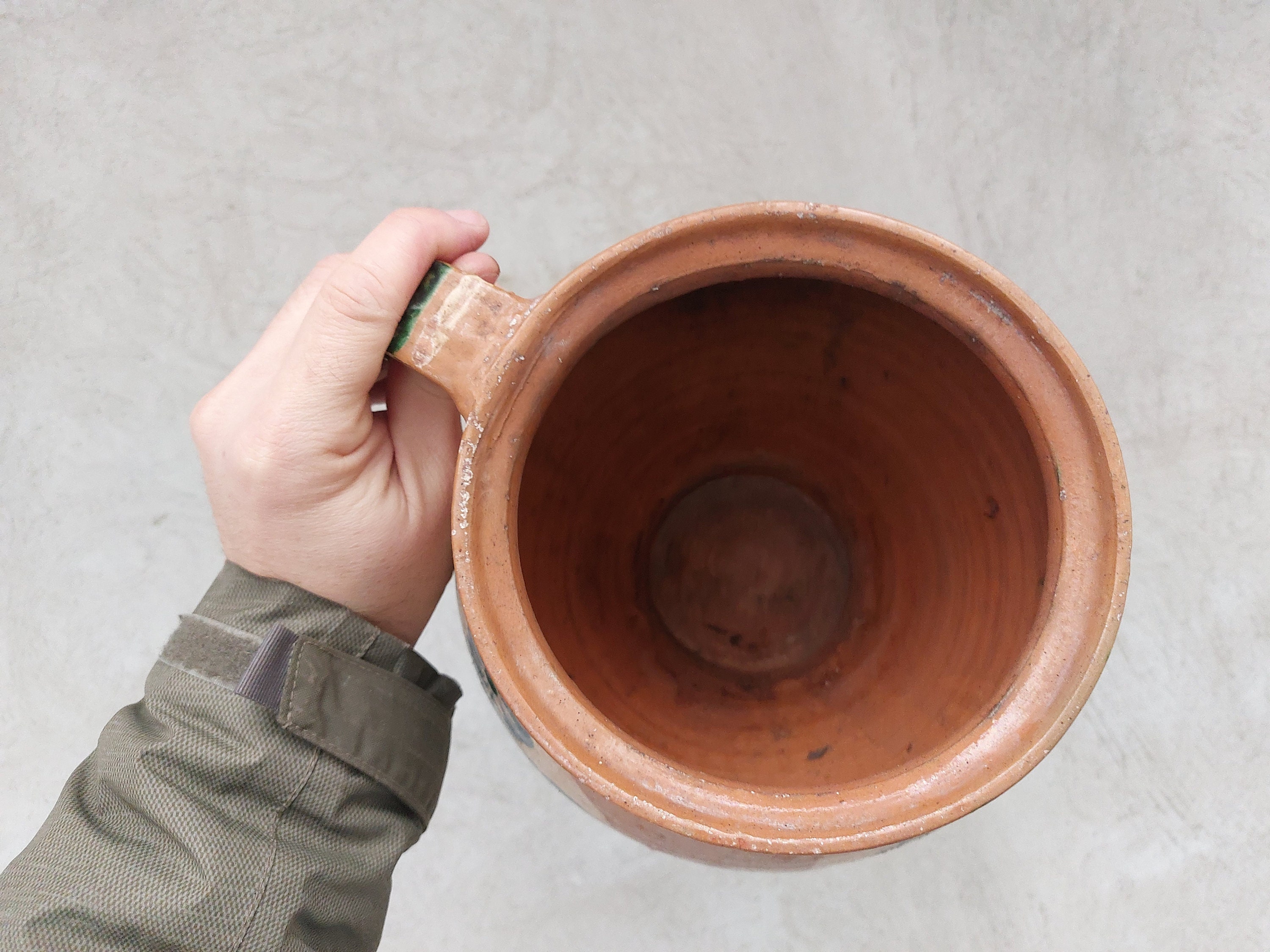 Flower Vase, Primitive Vase, Primitive Art, Clay Vase, Large Vase ...