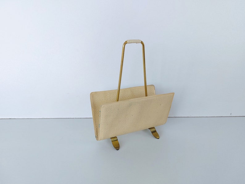 Vintage Letter Holder, Small Letter Holder, Letter Rack, Unique, Cream ...