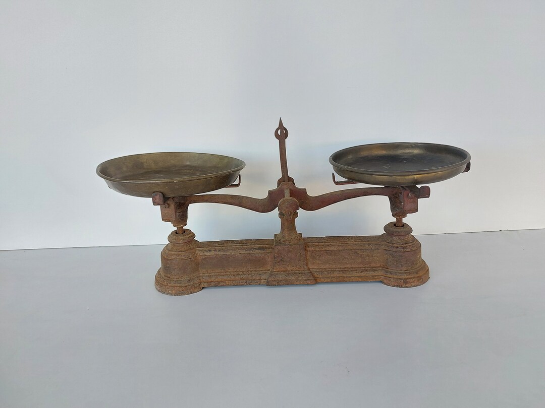 Antique Scale, 5kg , Rusty Scale, Shabby Kitchen Decor, Kitchen Decor ...