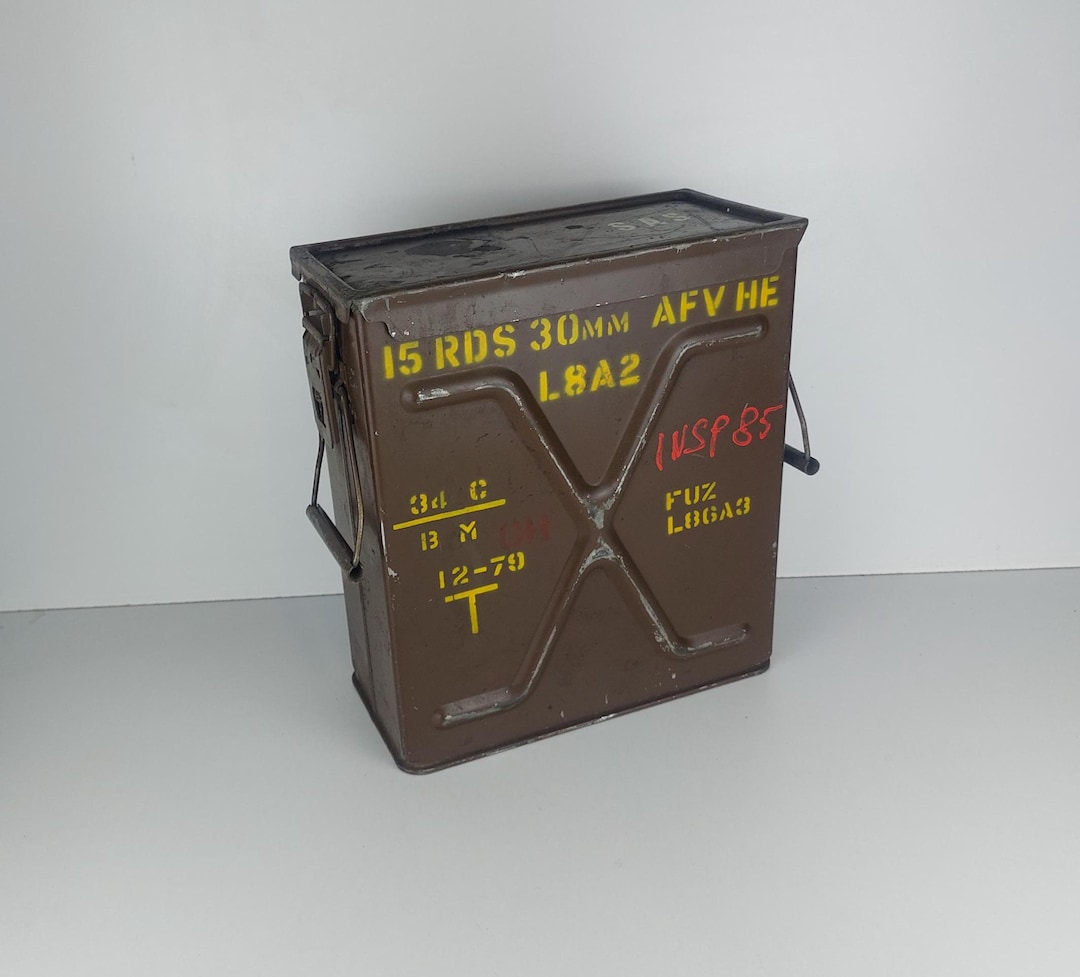 Vintage Military Metal Box, Army Box, Vintage Box, Metal Box, Army ...