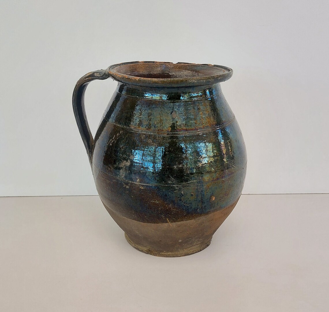 Primitive Vessel, Clay Vessel, Handmade Vessel, Vase, Black Vase, Large ...