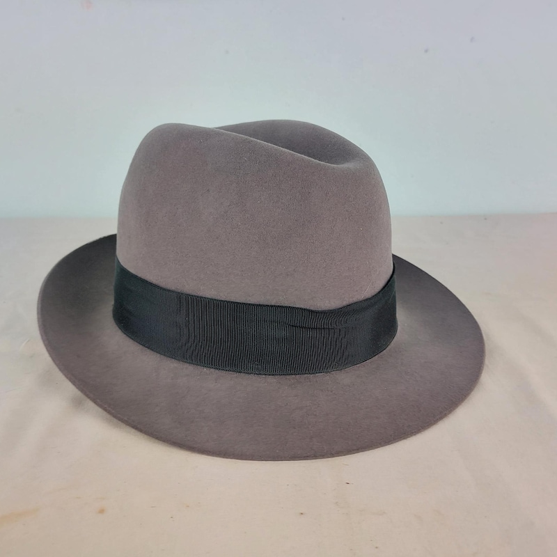 Vintage Fedora 7 1/2 - Etsy UK