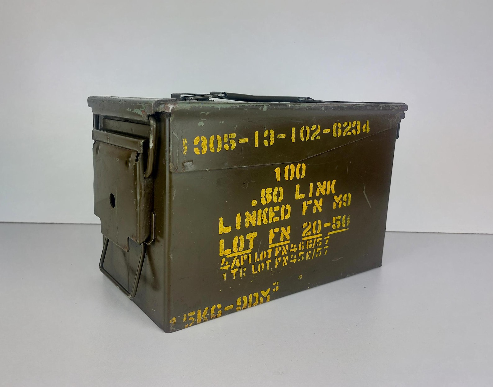 Vintage Military Metal Box, Army Box, Vintage Box, Metal Box, Army ...