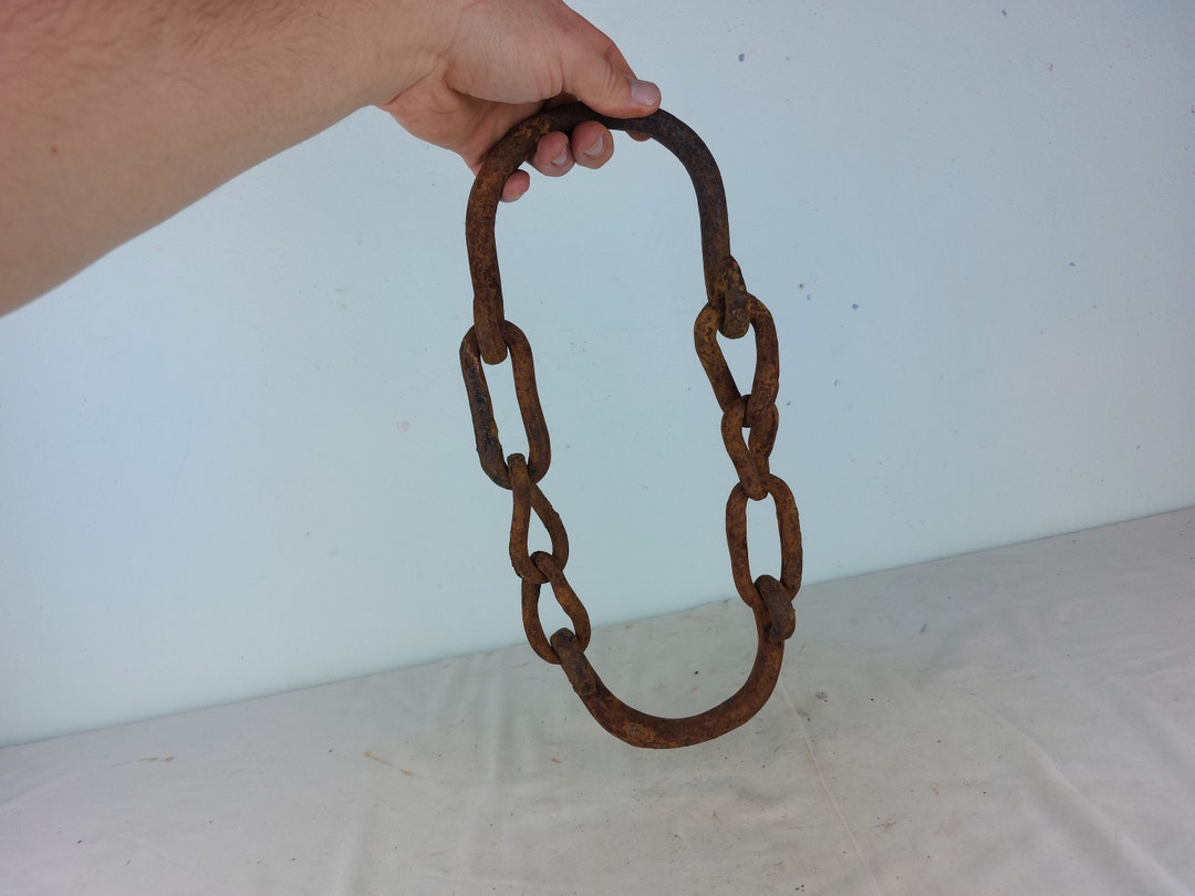 Chain, Wrought Iron, Chariot Part, Antique, Old, Collectable, Gift ...