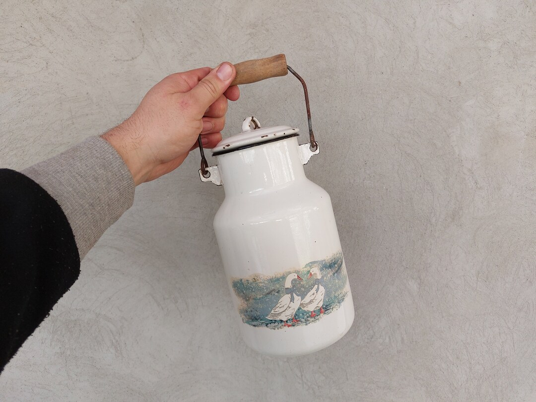 Milk Case, Goose Cane, Soviet Milk Cane, Retro Milk Cane, White Color ...