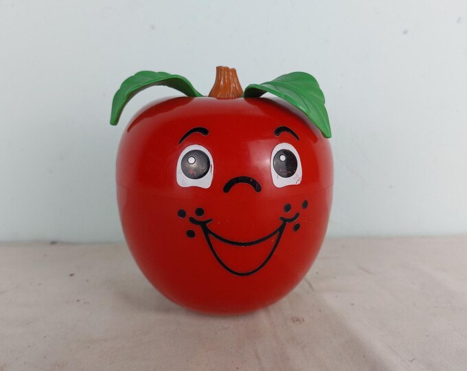Vintage 1972 Fisher Price Happy Apple Toy - 1972 Happy Apple by Fisher ...