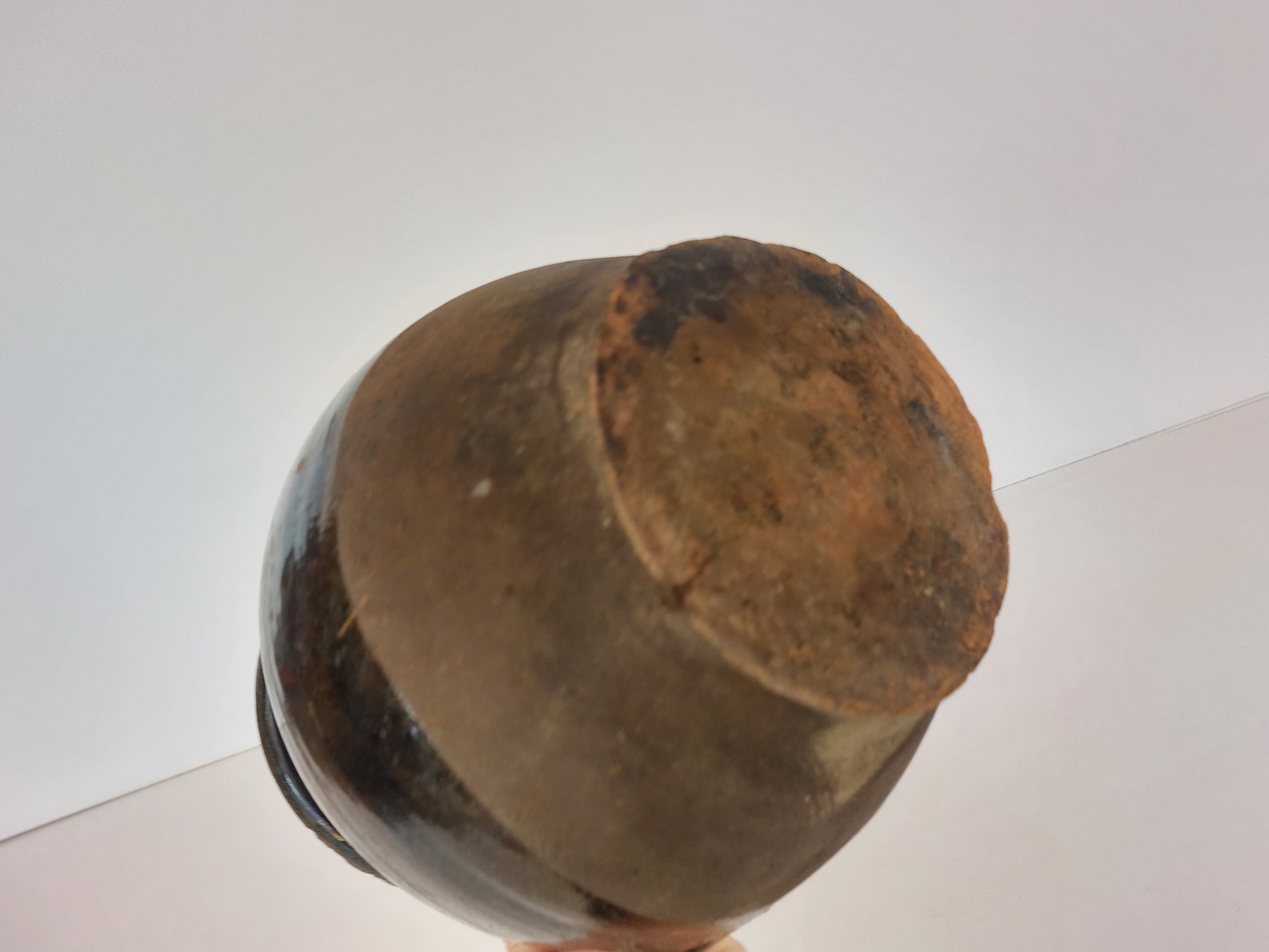 Primitive Vessel, Clay Vessel, Handmade Vessel, Vase, Black Vase, Large ...