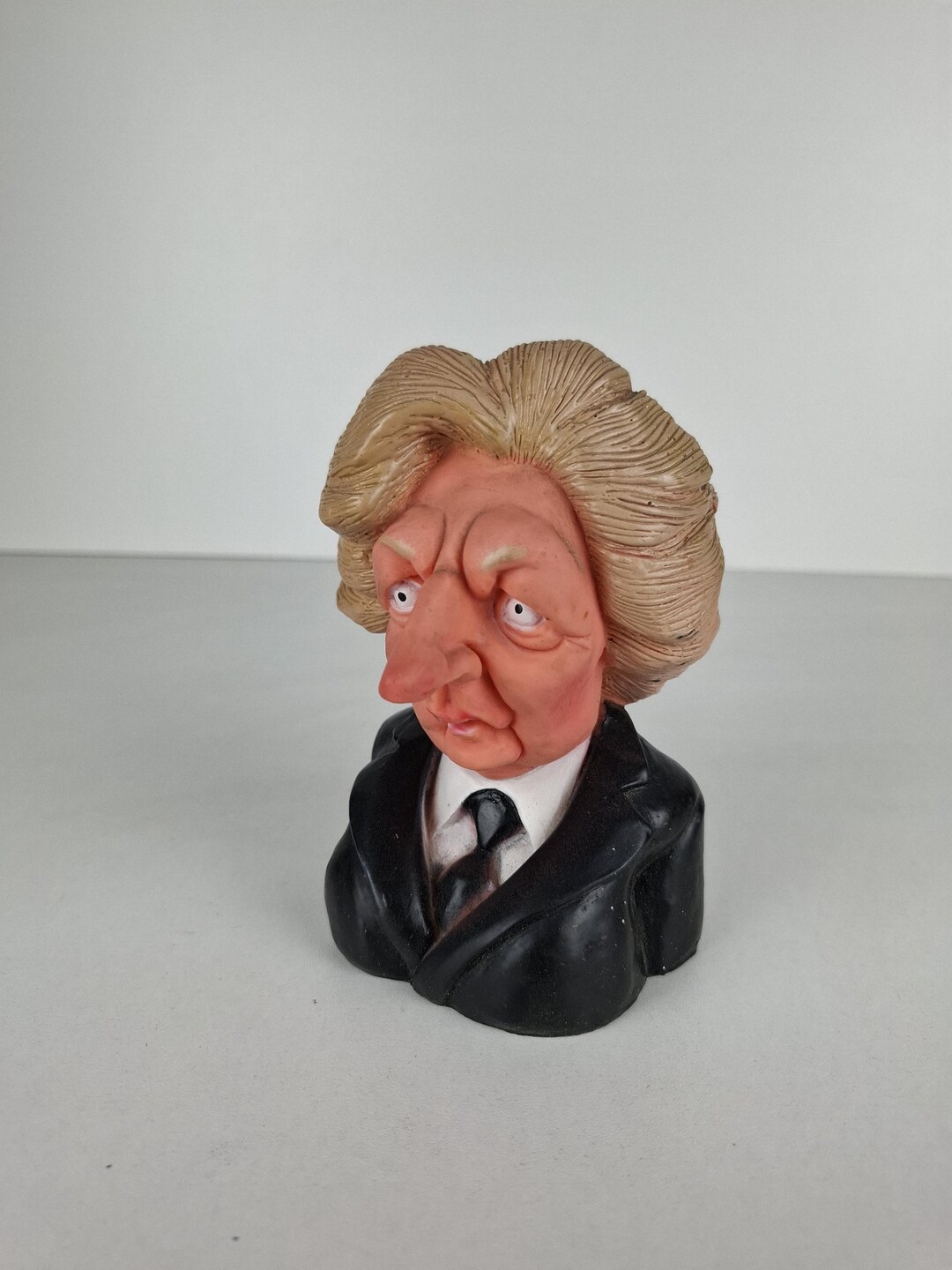 1984 Original Margaret Thatcher Rubber Doggy Squeaker Toy, Iron Lady ...