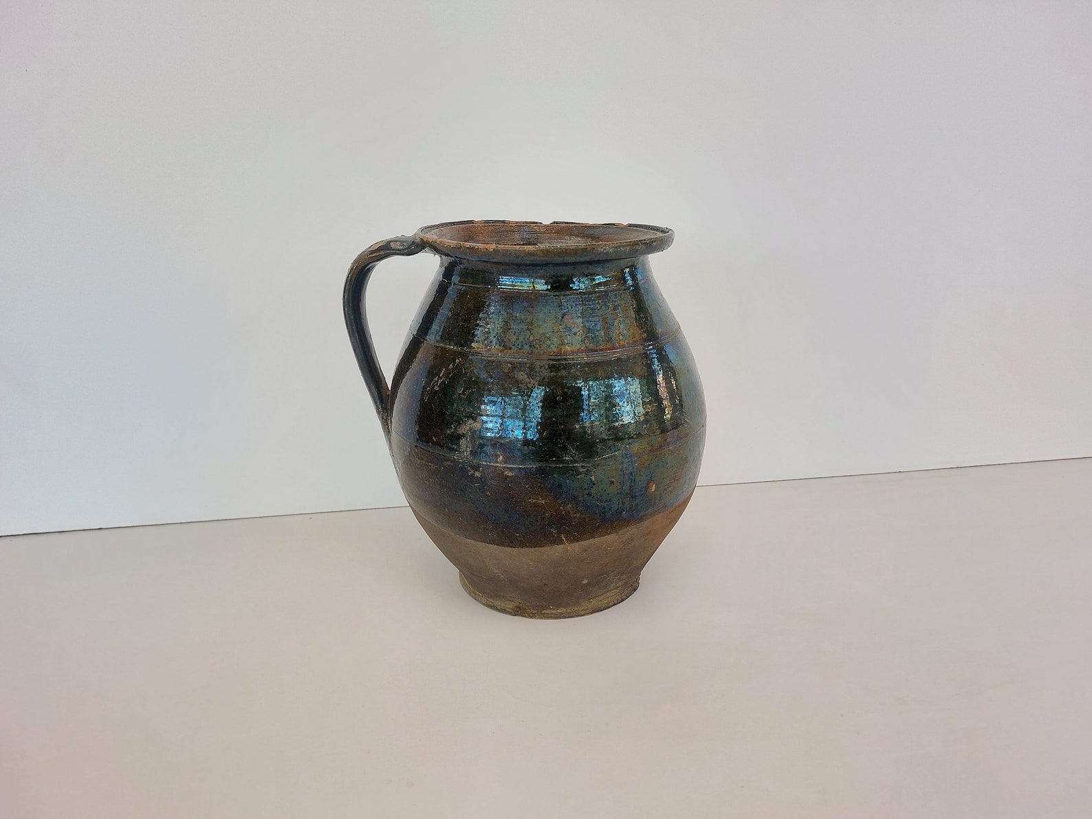 Primitive Vessel, Clay Vessel, Handmade Vessel, Vase, Black Vase, Large ...