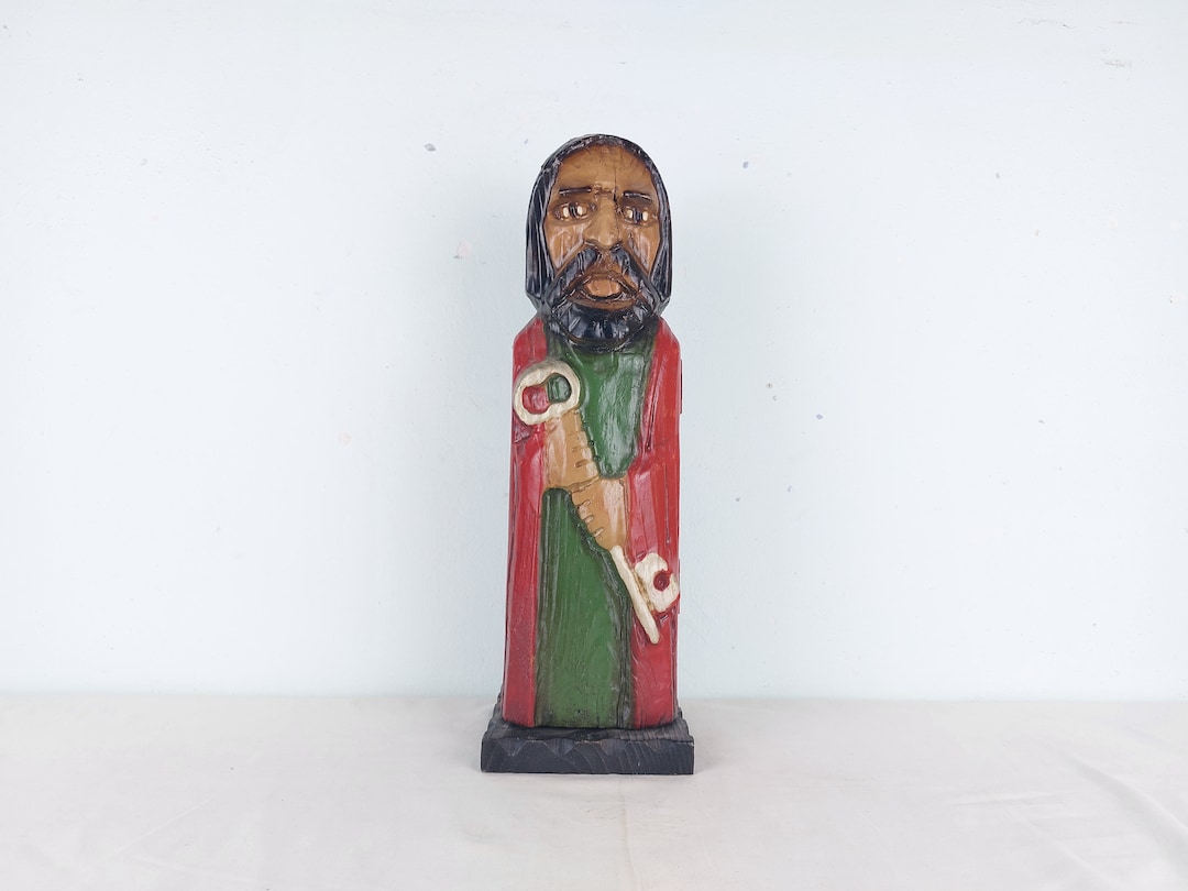 Monk Sculpture, Wine Bottle Box, Vintage, Retro, Old, Cool, Home Decor ...