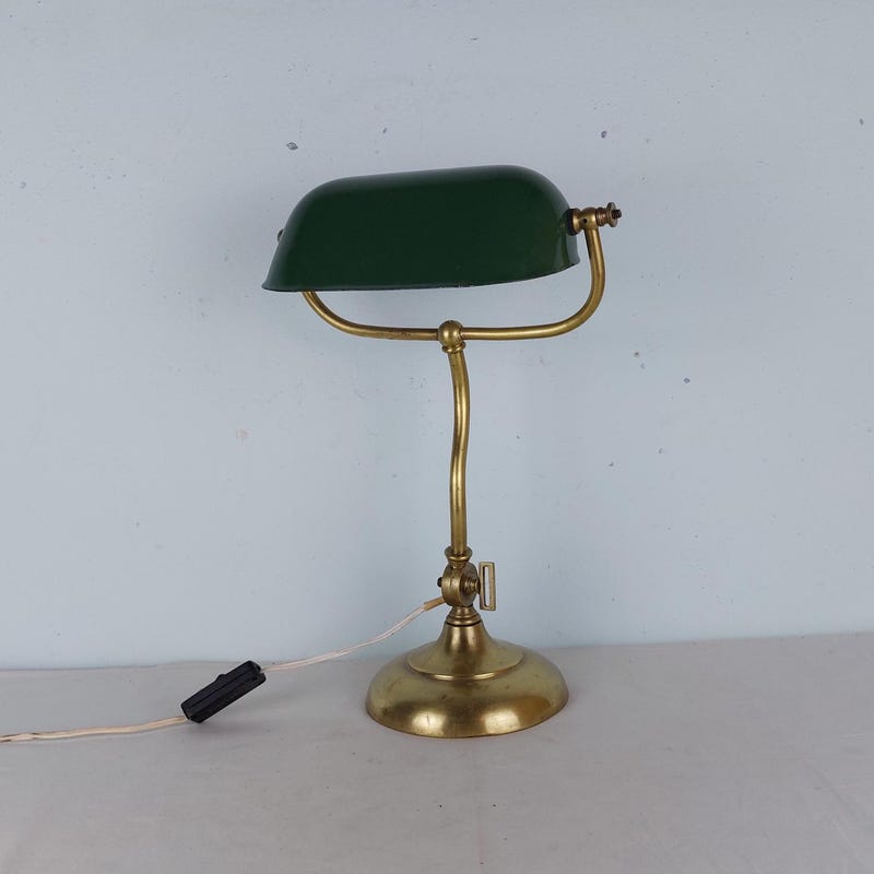 Bankers Lamp - Etsy